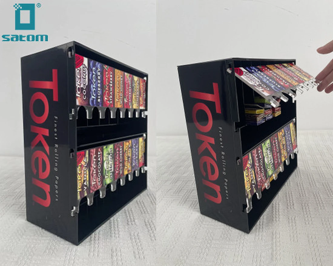 Smoke Shop Rolling Paper Display-Display Cases for Smoke Shop Satom Display
